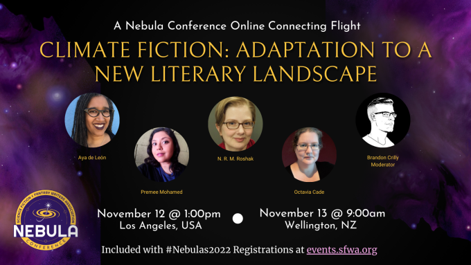 Climate Fiction: Adaptation to a New Literary Landscape Panel - SFWA ...